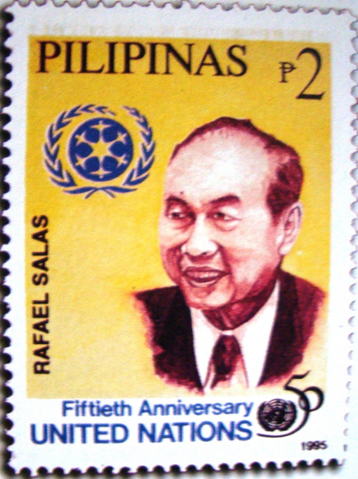 Rafael M. Salas on Stamps