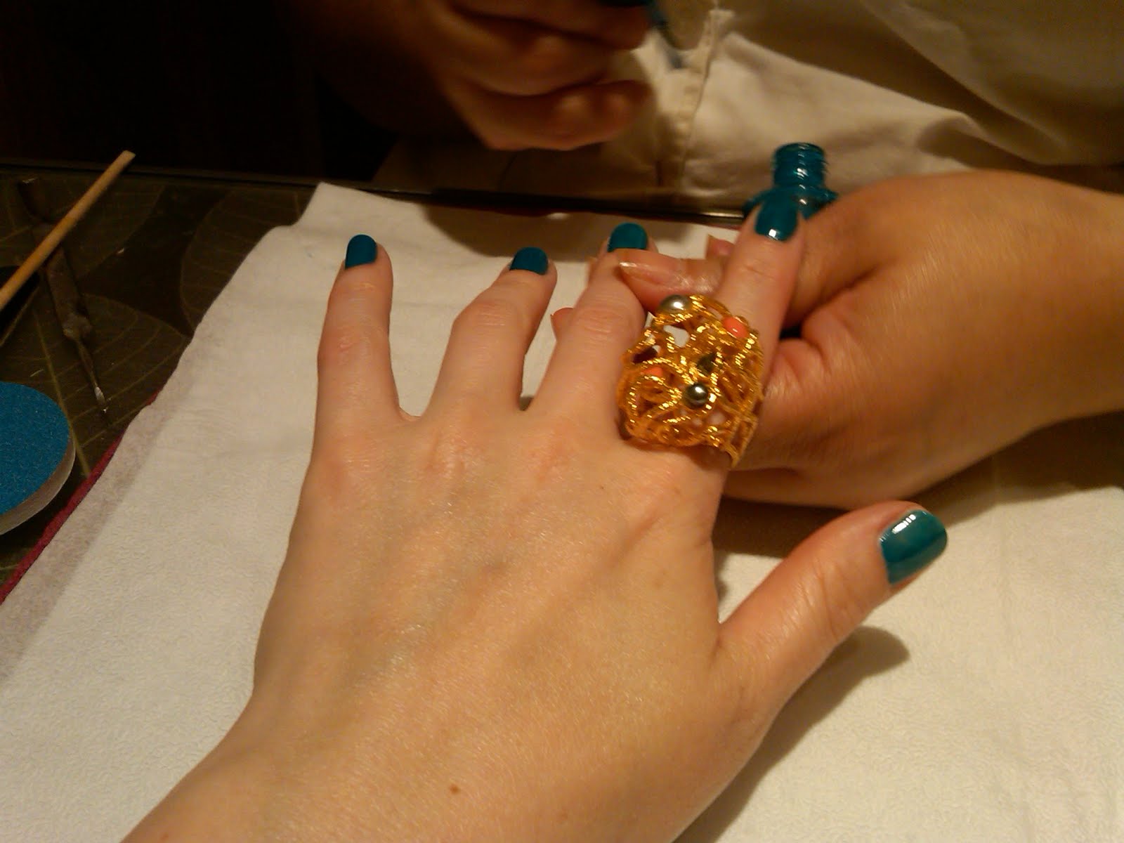 The Beauty of Life: Mani of the Week: French Manicure with M.A.C Alice ...