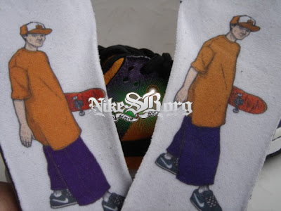 Nike SB Sole: Nike SB Goofy Boy Dunk Low - Purple/Yellow 2009 Release