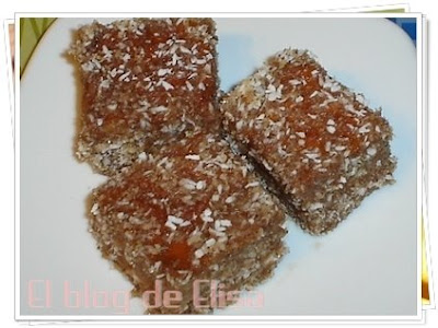 El blog de Elisa: Pastelitos con nueces y coco rallado