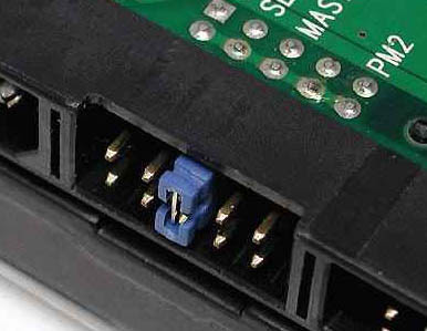 BOARD: CONFIGURACION DE JUMPER EN UN DISCO DURO IDE