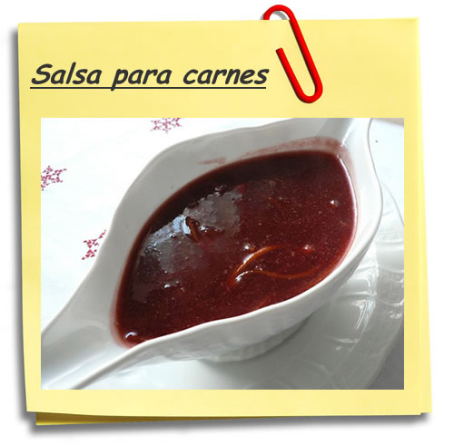 Trucos y Recetas: Salsa para carnes