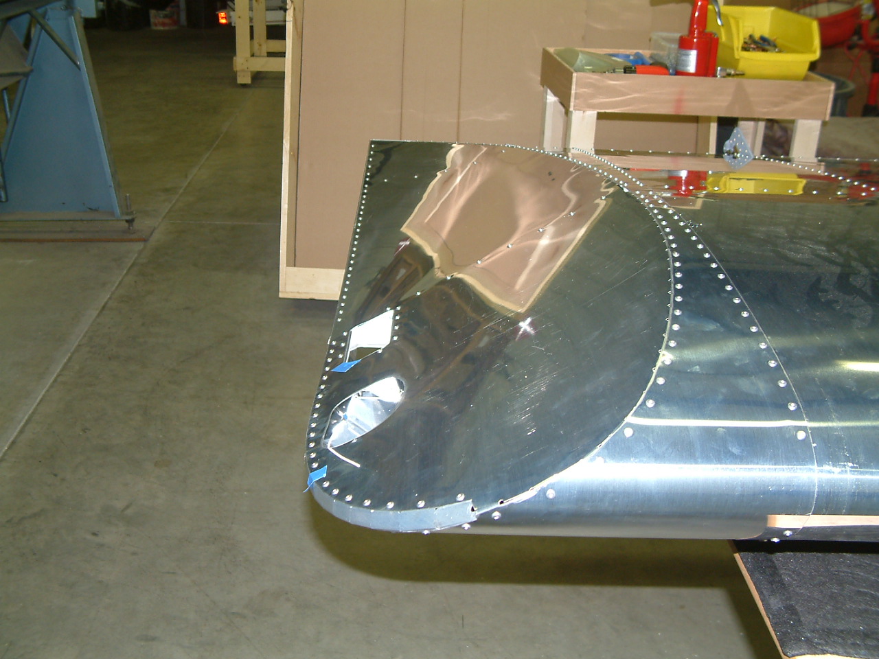 RV-12 Builder in Sandy, UT: Left Wing Tip and Wing Walk Doubler