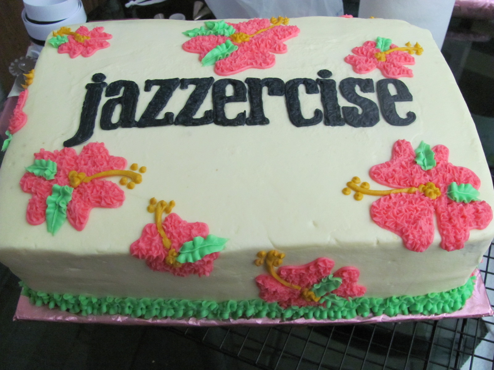 Stettie Cakes: Jazzercise Cake