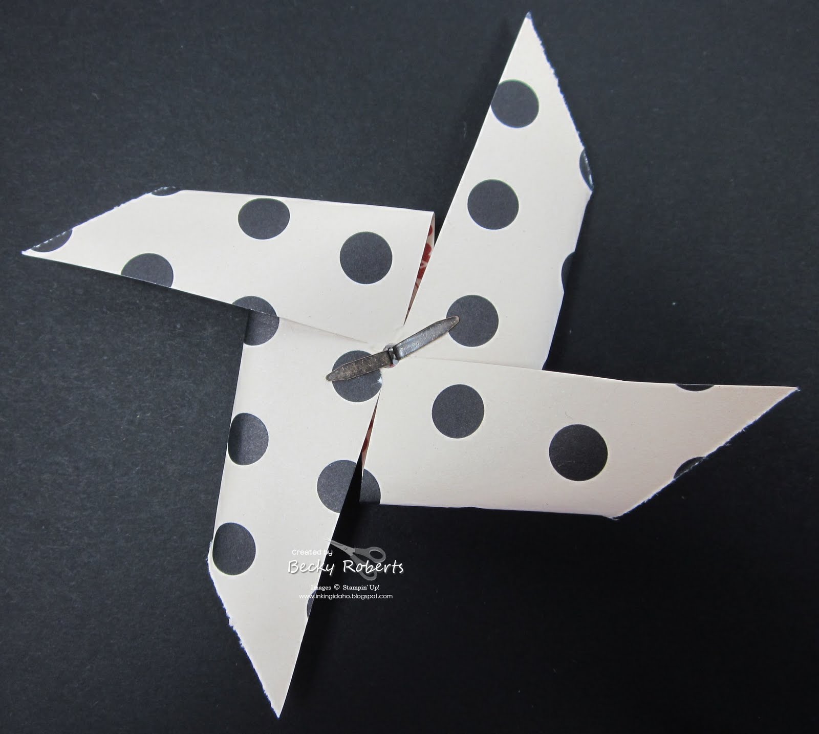 Inking Idaho: Pinwheel Tutorial