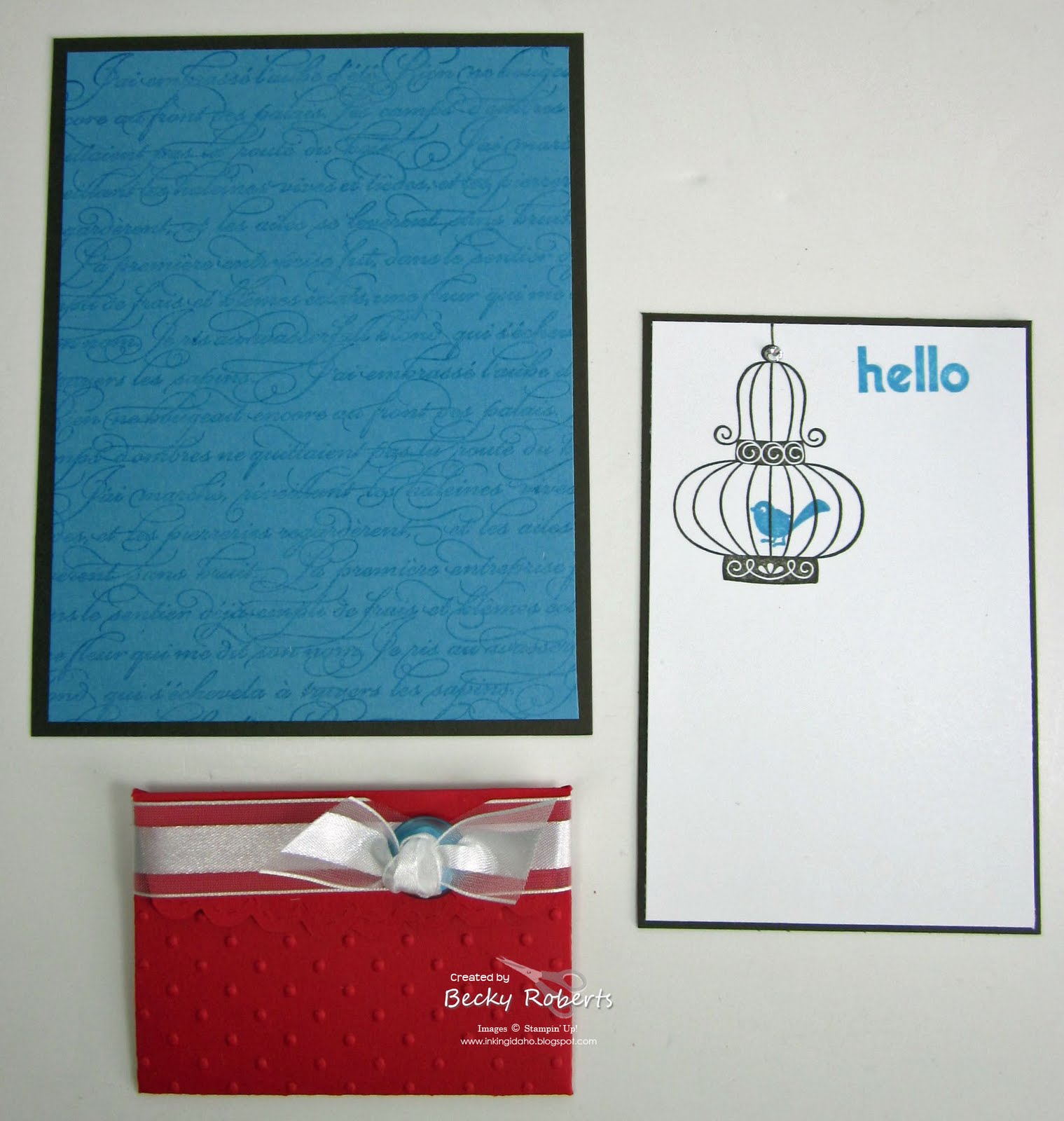 Inking Idaho: Hello Note Cards