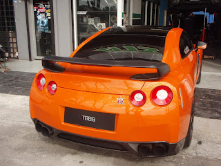 Striking Orange Nissan GTR R35 ~ Auto Trans Mobile