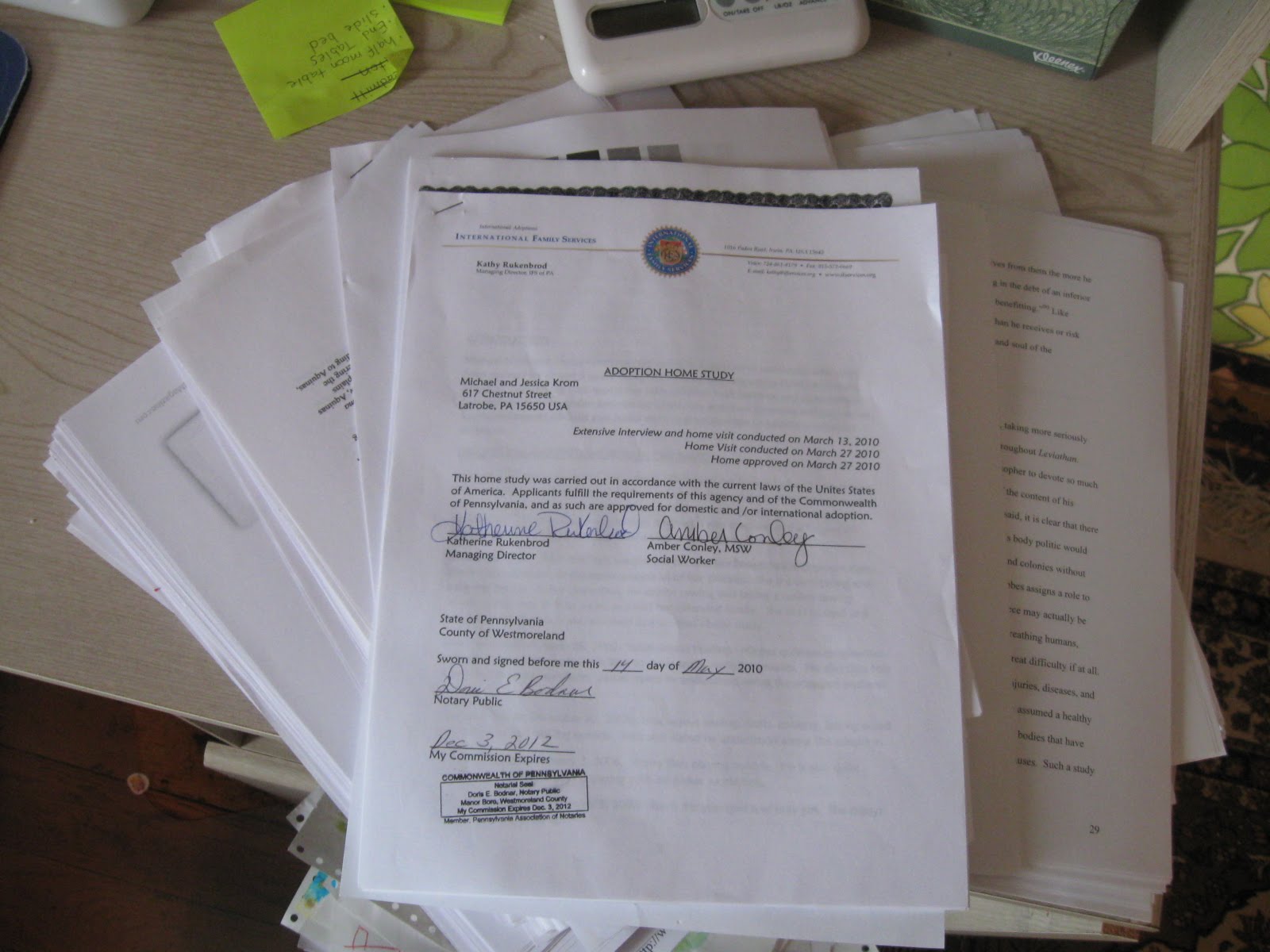 Krom Family Adoption: Paperwork Nightmare