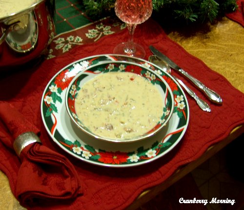 Cranberry Morning: New England Clam Chowder Recipe - for Christmas Eve!