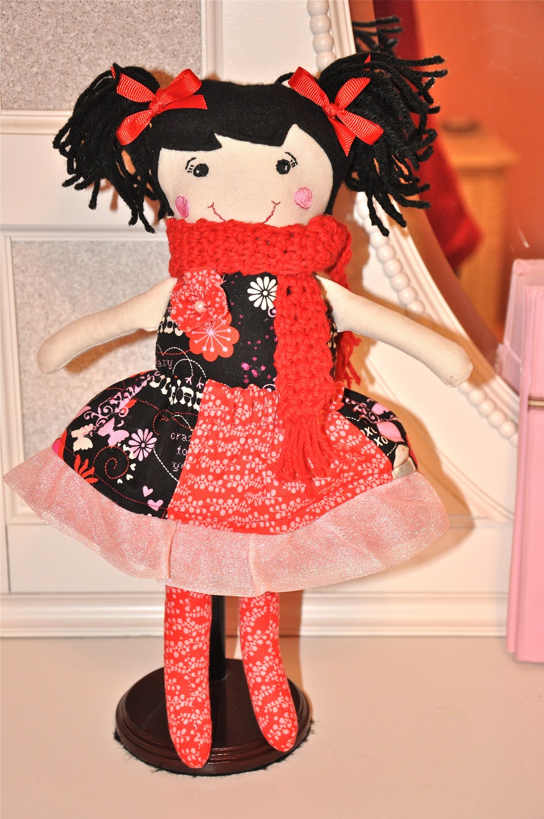 Running With Glitter: Black Apple Doll
