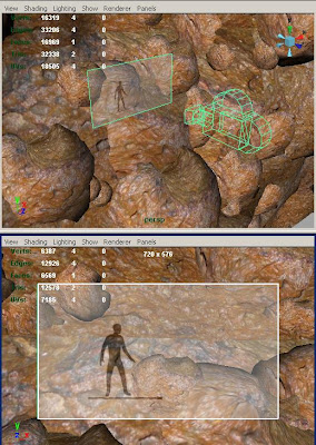 CVA 205 Fossil Project: 2d animation setup in maya