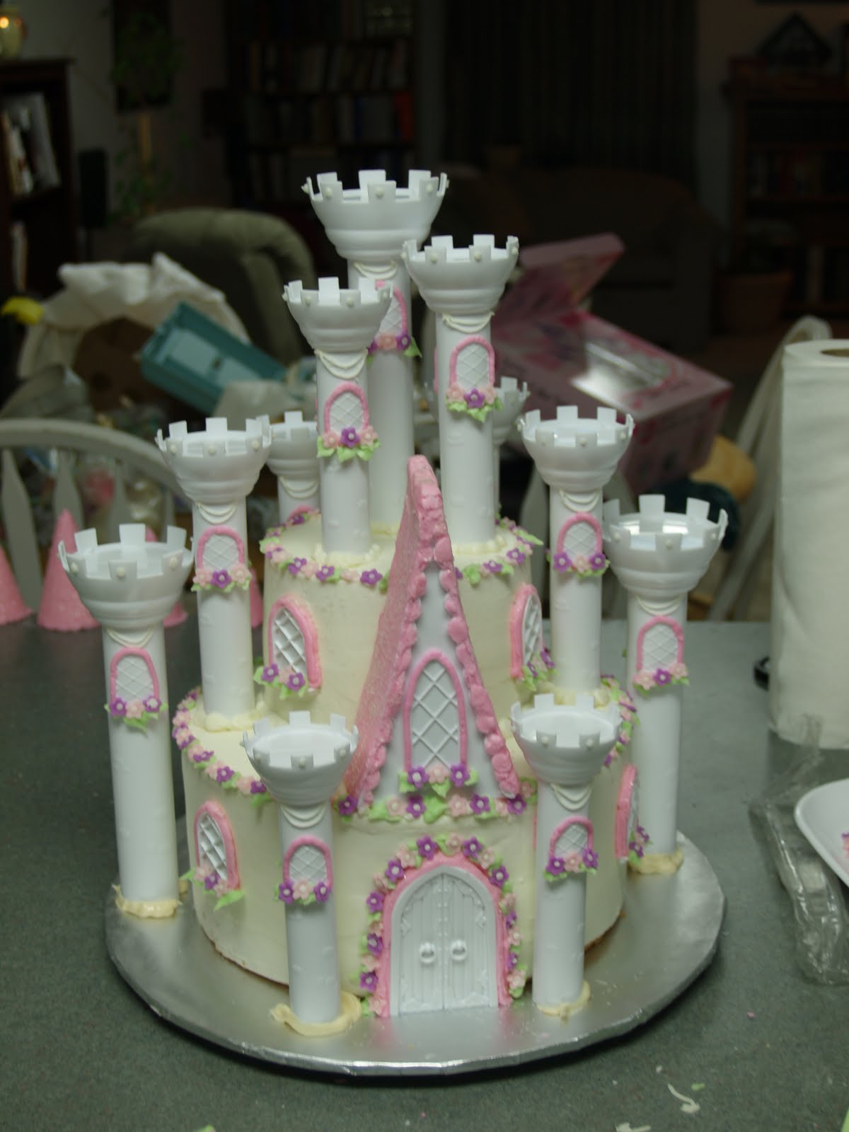 Becky's Sweets: Princess Castle Cake