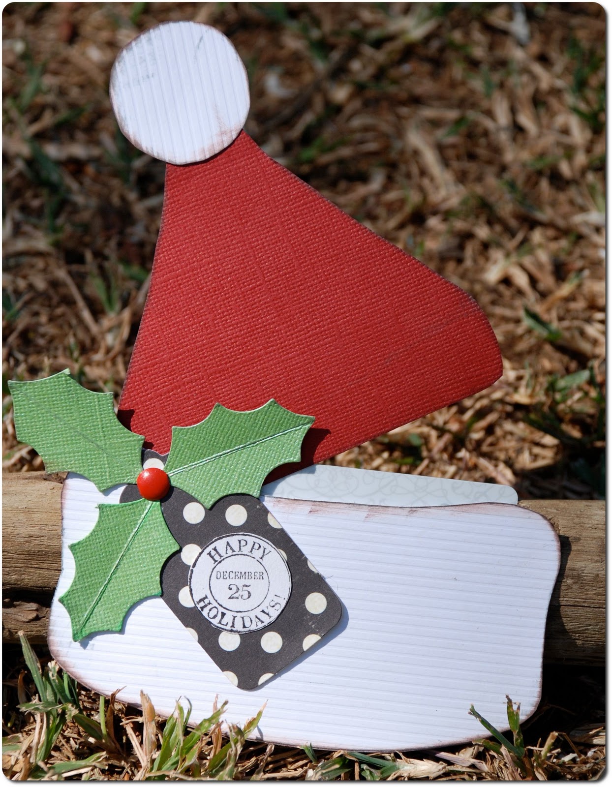 My {Creative} Place: Santa Hat Gift Card Holder with Tutorial