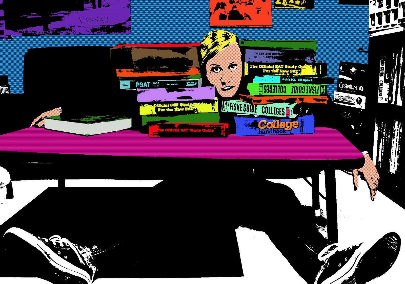 MHS Digital Imaging - Ms. Lewis: Example of Student Pop Art project