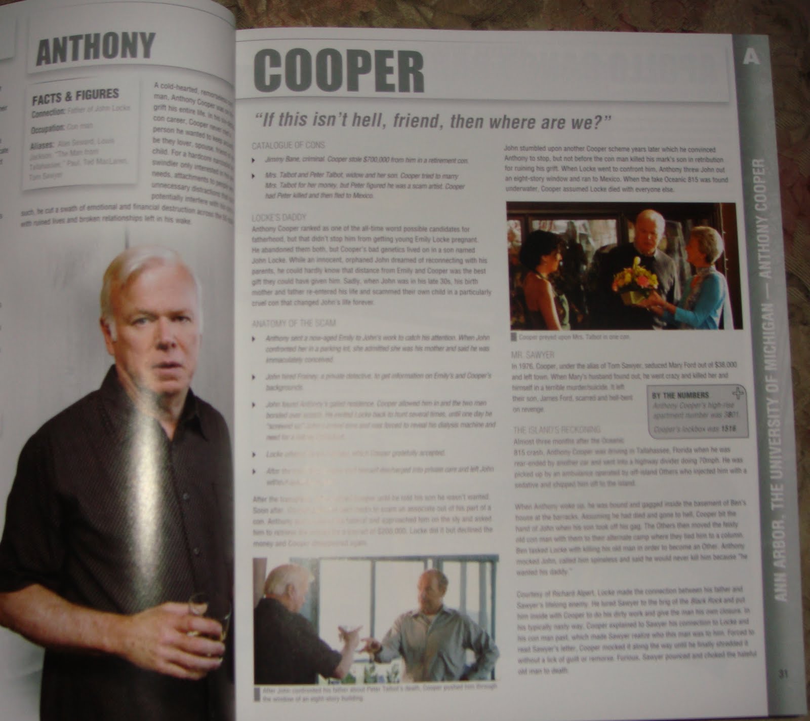 My Journey Through The LOST Encyclopedia: Anthony Cooper