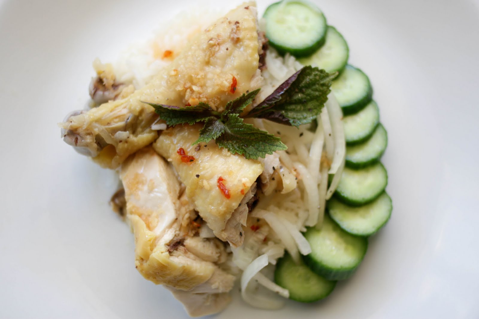 Une-deux senses: Com Ga/ Vietnamese Chicken with Mint Rice