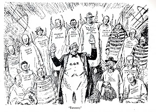 Mayflower: Rollin Kirby's third Pulitzer Prize Editorial Cartoon (1928))