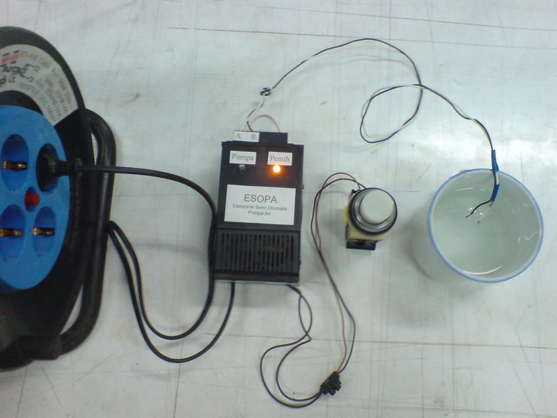 ESOPA (Elektronik Semi Otomatis Pompa Air) | Elektronika Bersama
