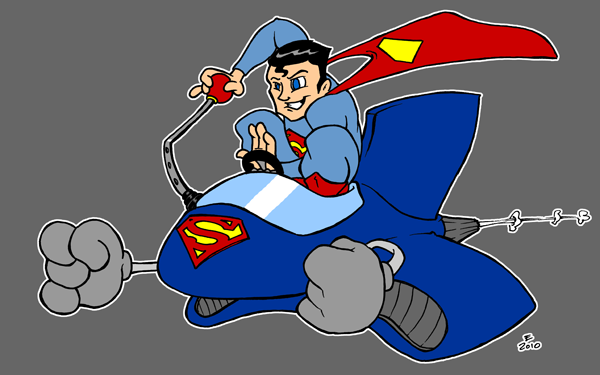 Art by Bubba Shelby: Supercar #13 :: The Supermobile!