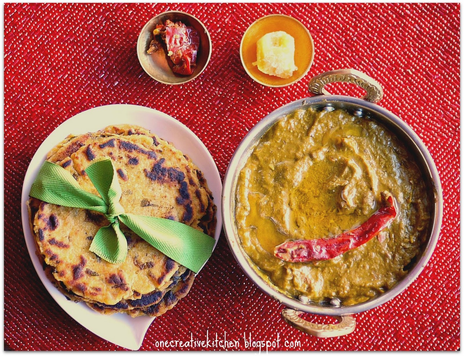 My.Creative.Flavors: Curried Mustard Greens (Sarson Ka Saag)