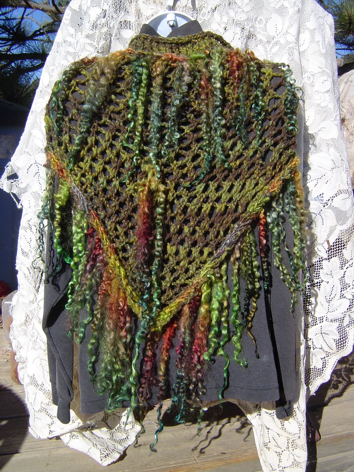 Split Rock Ranch: Herb Garden Shawl is DONE!
