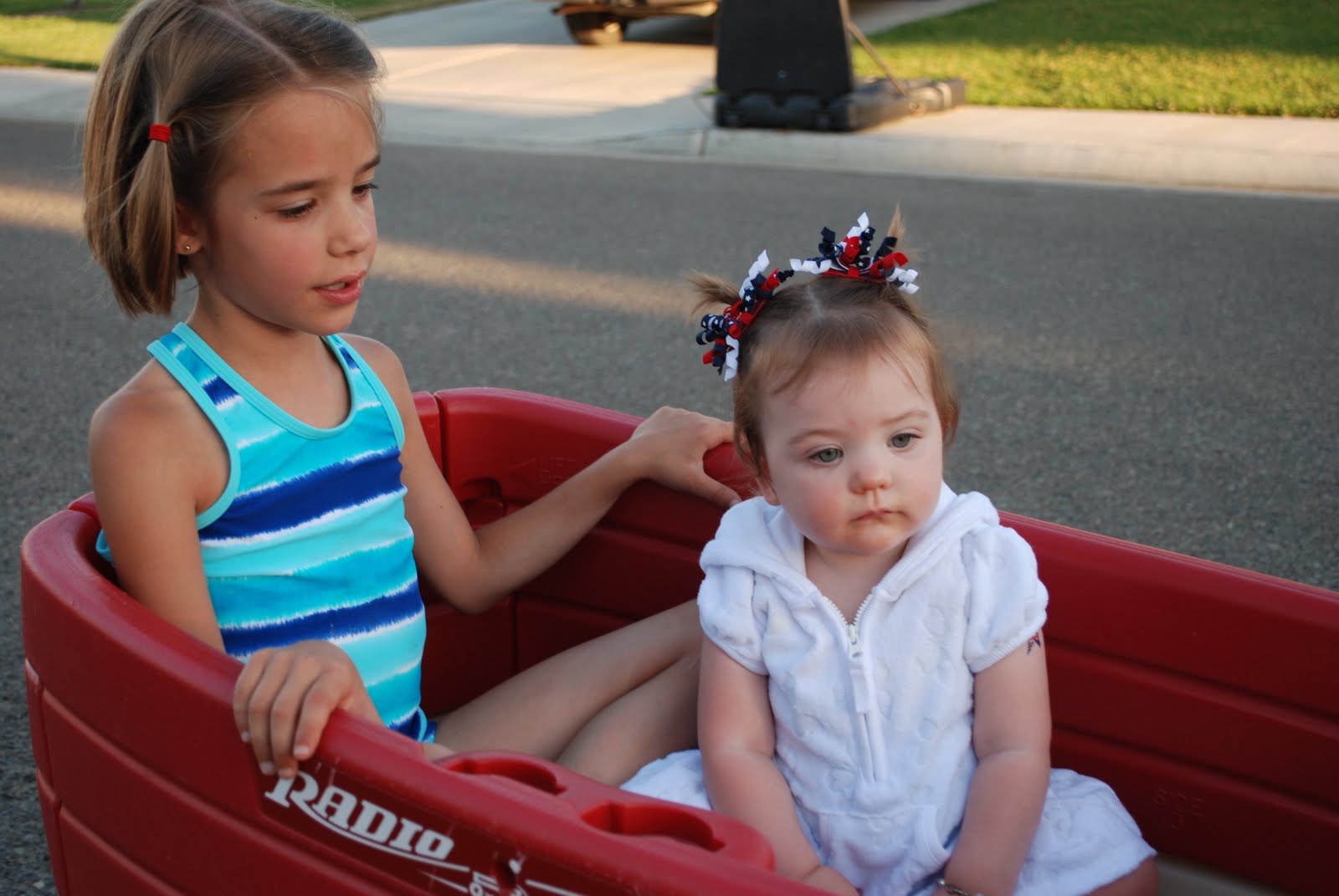 This is My Blog Attempt: Teagan and Matthew in the Wagon