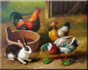 French Vocabulary Illustrated: basse-cour