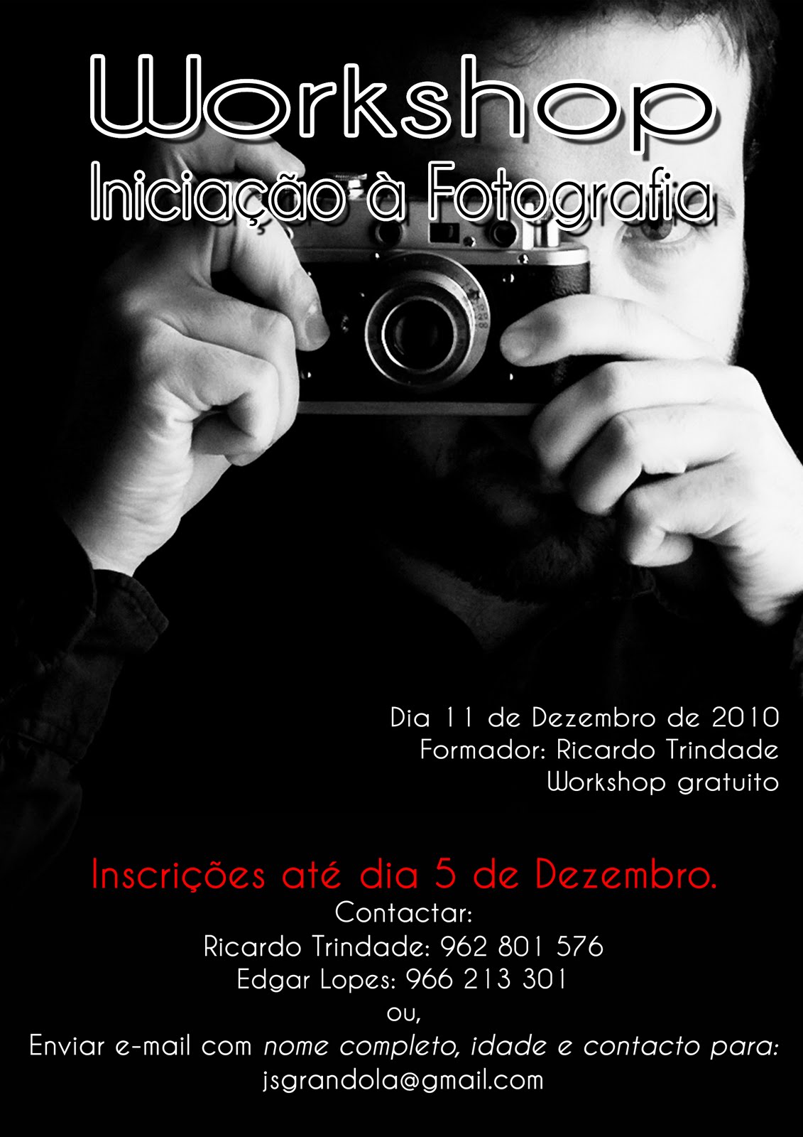 JS - Concelhia de Grândola: Workshop de Iniciação à Fotografia