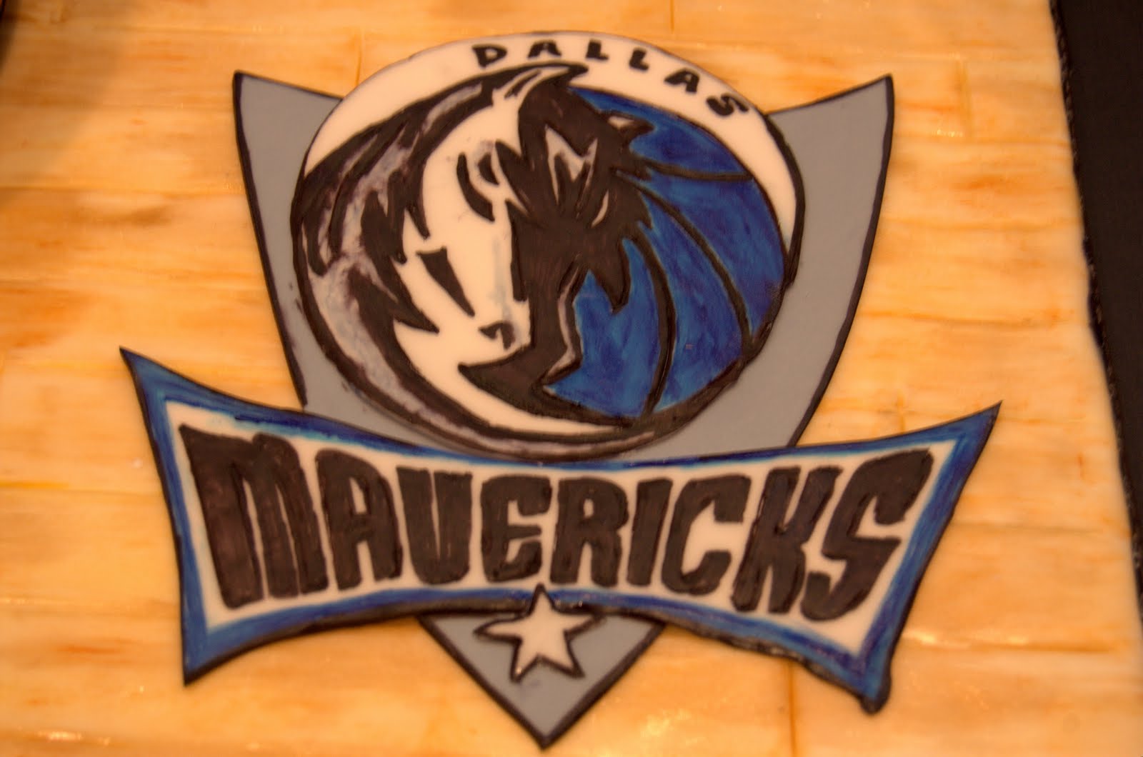 Dallas Mavericks Basketball Cake
