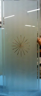 ETCHED GLASS NYC: V Groove NYC