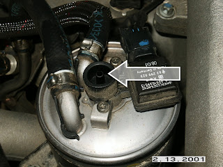 Mercedes E320 CDI: Fuel Filter