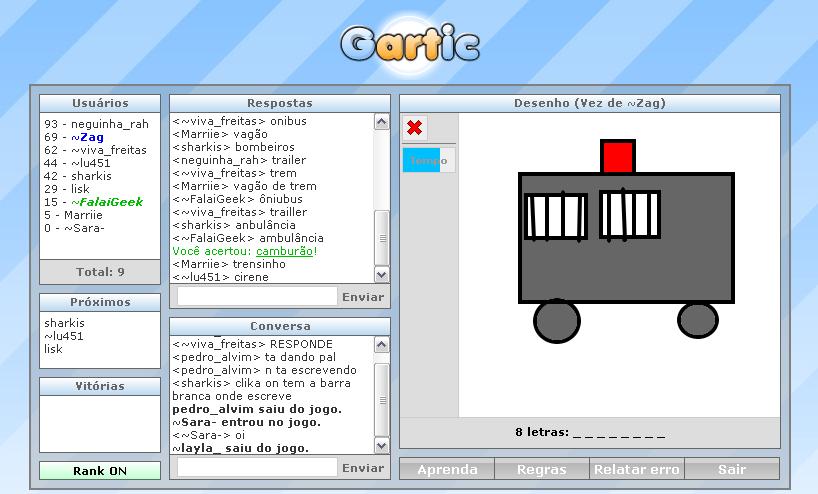 *Um Pouco De Tudo*: *Gartic*