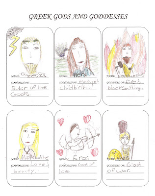 Greek Mythology Collaborative Poster With Greek Gods Writing Prompt ...