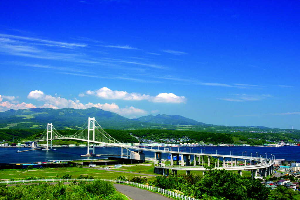 北海道は心の洗濯機: 今日の「大好き北海道」から ☆白鳥大橋（室蘭市）Hakucho(Swan) Bridge (Muroran)