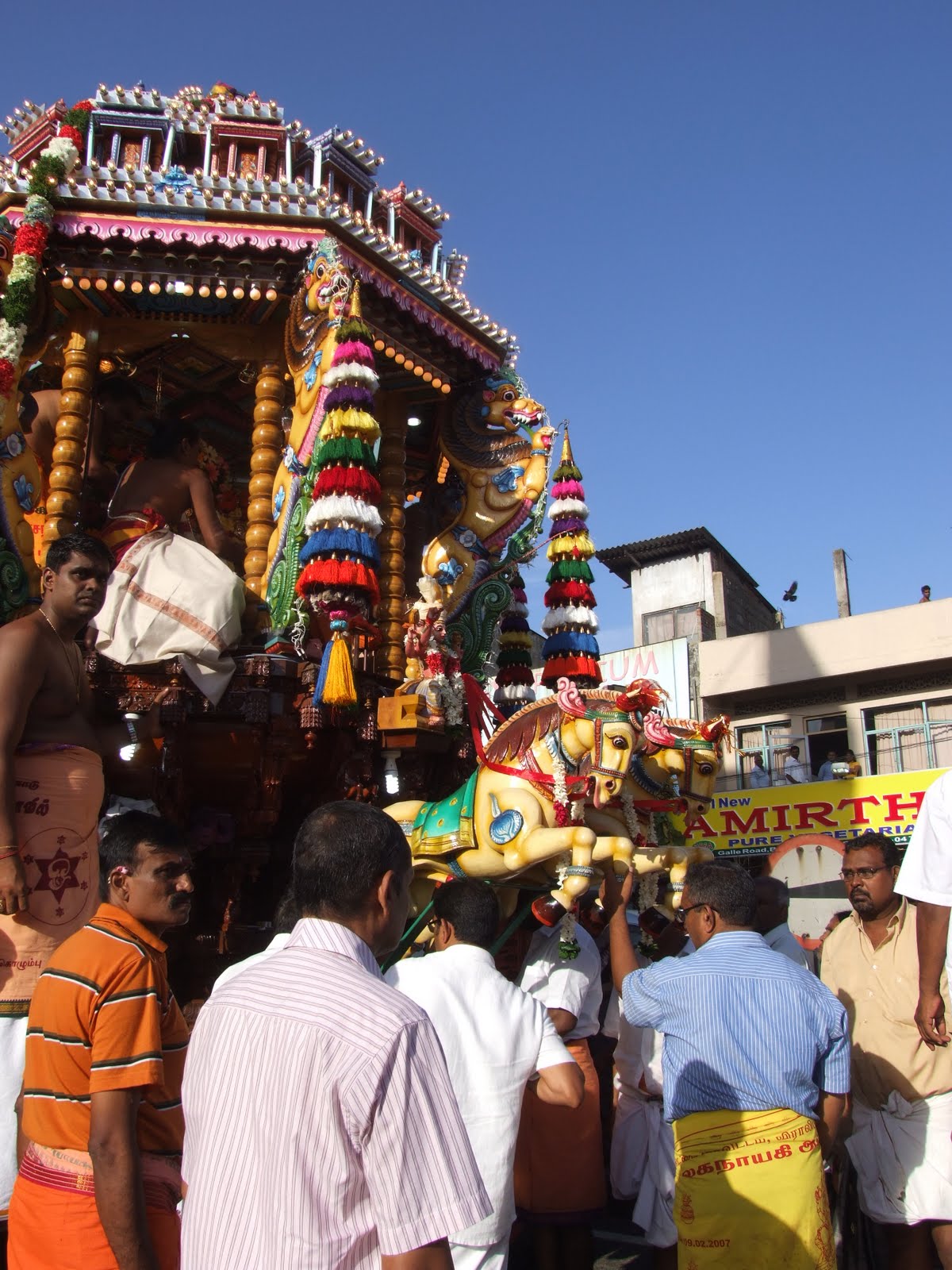 Passion Parade: A Charming Aadi Vel Cart Parade in Colombo