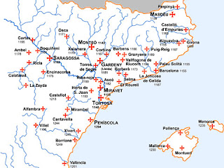 Encomienda de Barcelona: La estructura territorial de los templarios.