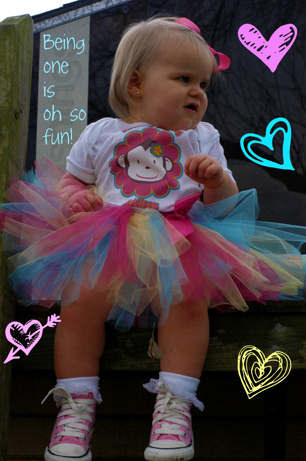 Meli Faif Life: Happy 1st Birthday Addison Mae