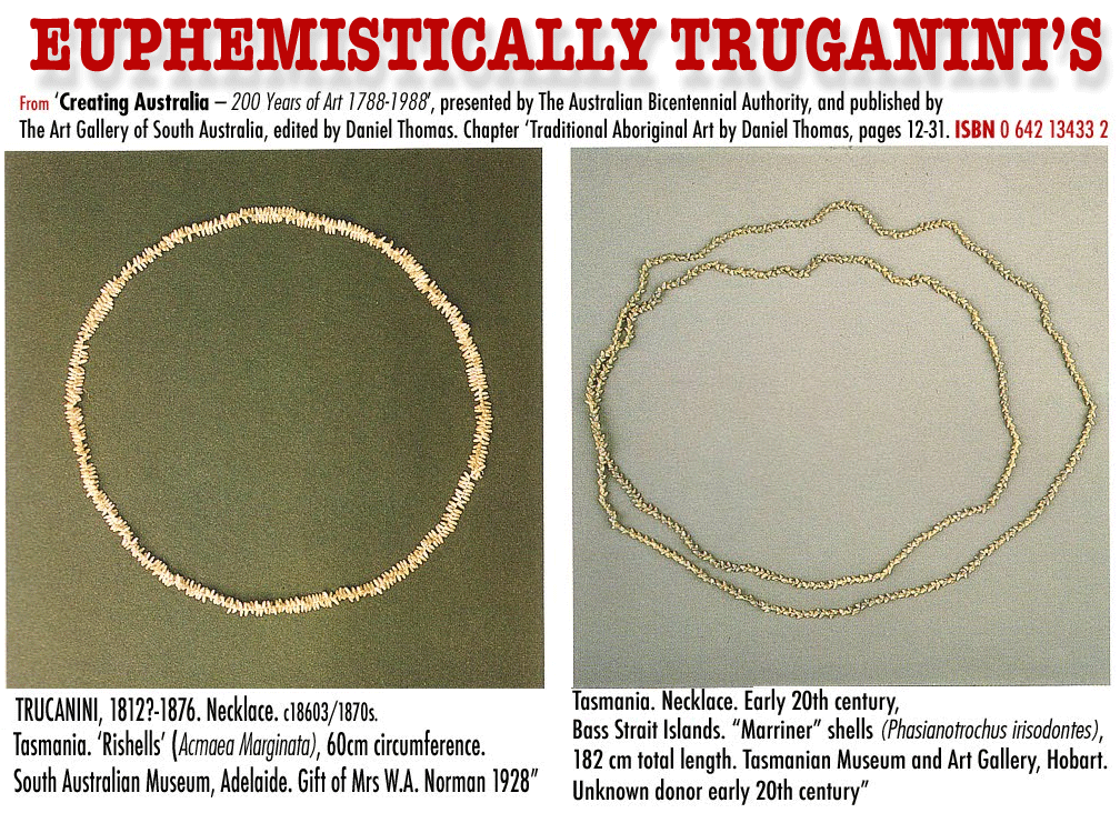 Truganini's Necklaces: INTRODUCTION