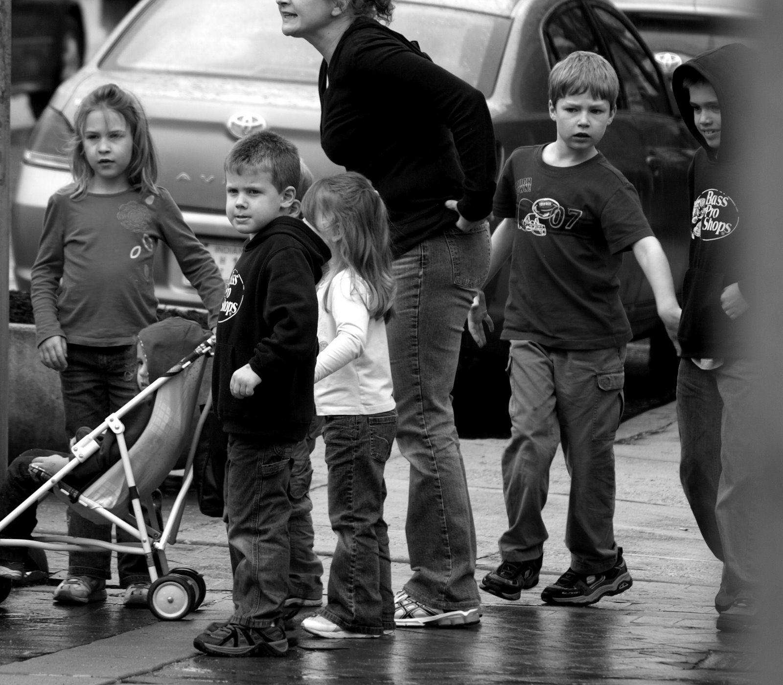 birdman photos: Kids on a Street Corner
