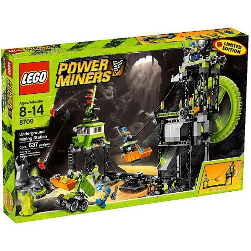 Boris Bricks: LEGO Power Miners #8709 Underground Mining Station