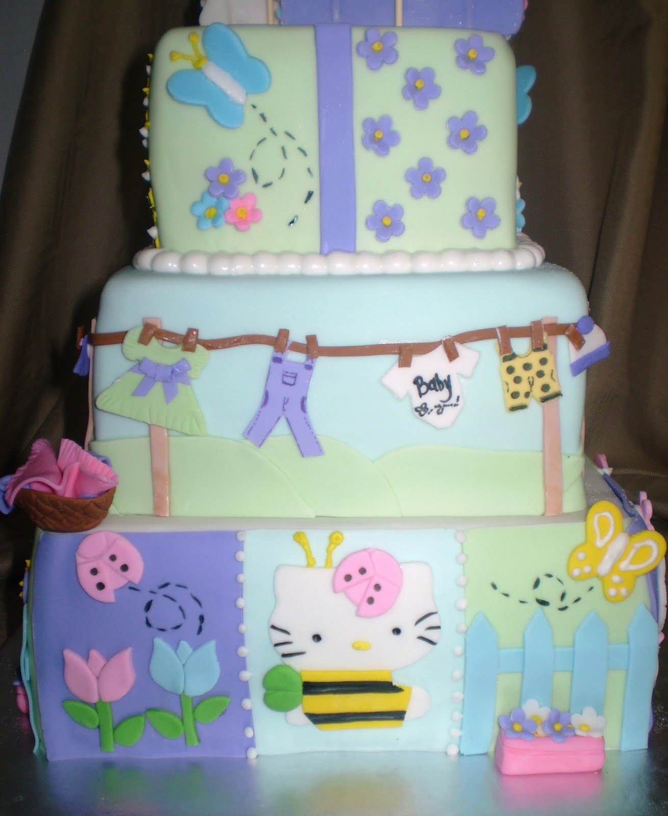 Divine Cakes by Janice: Hello Kitty Baby Shower Cake