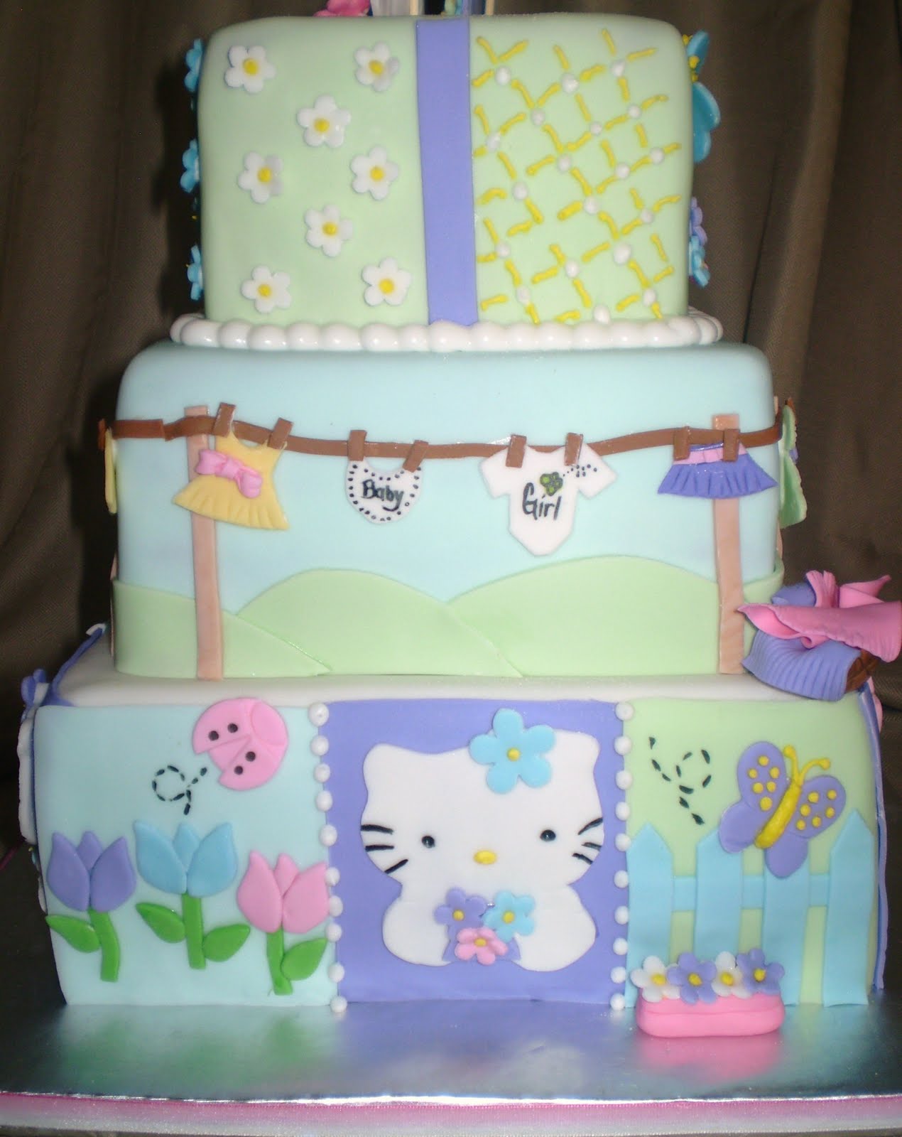 Divine Cakes by Janice: Hello Kitty Baby Shower Cake