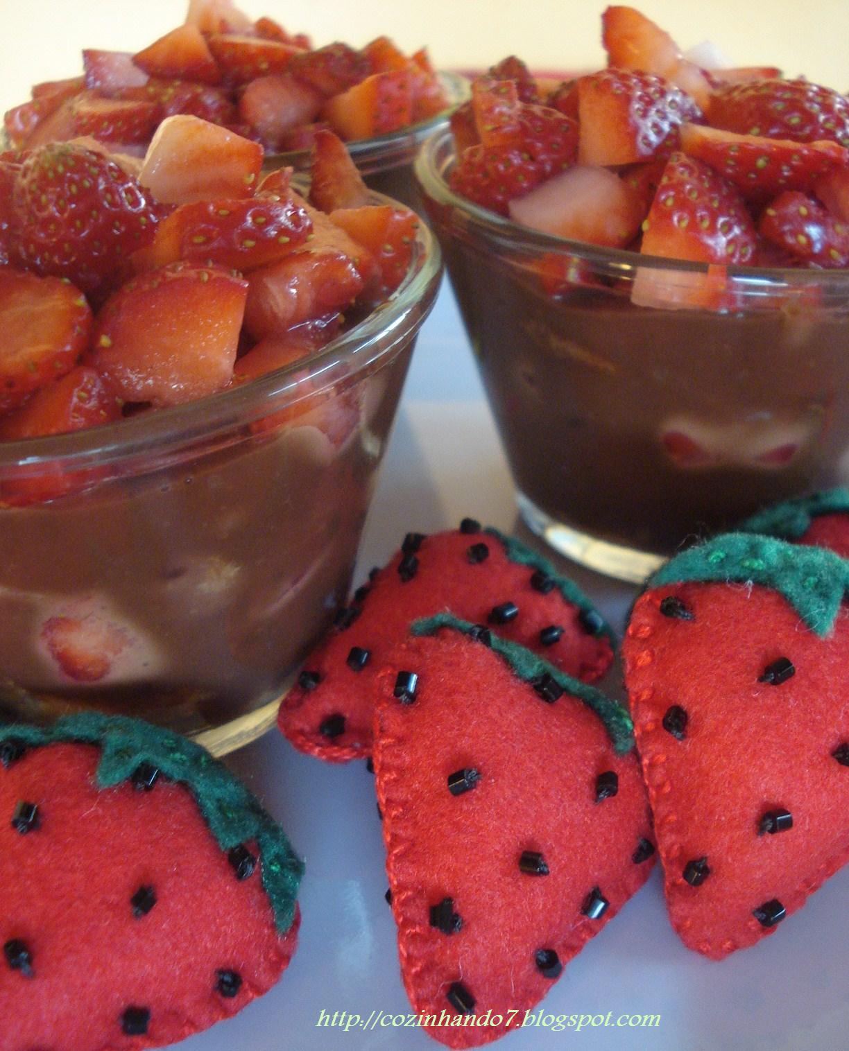 Pavê de Nutella com Morango | Cozinhando o 7