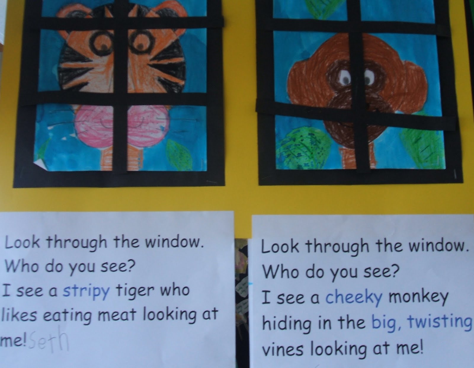 Room7AshleySchool: Look in the window. Who do you see?