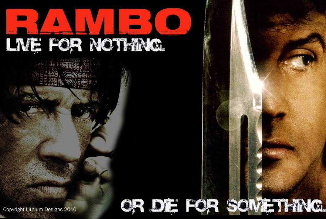 lithiumdesigns: Rambo Wallpaper