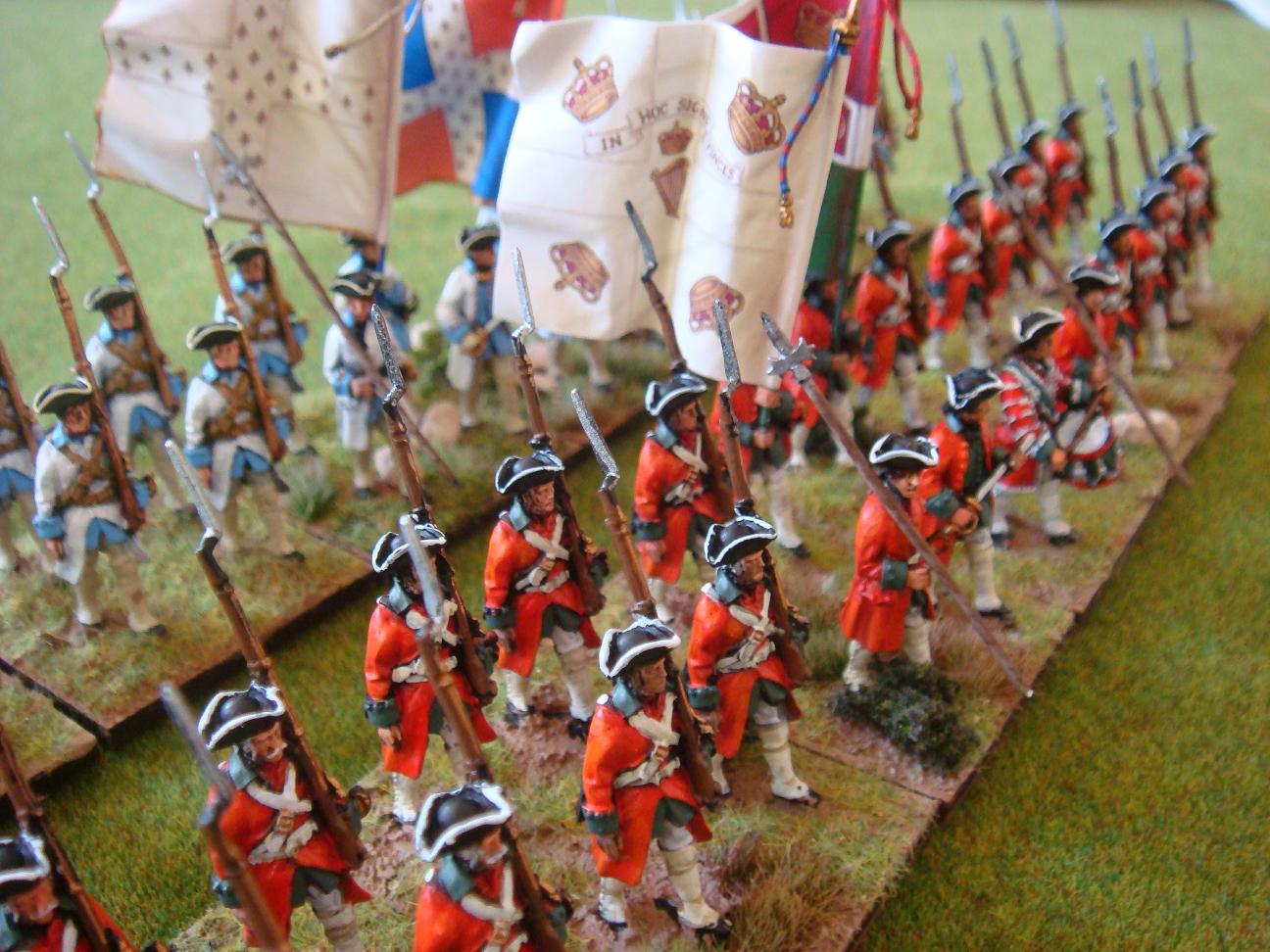 Trailape's Wargame: Minden Miniatures: Regt Bulkeley Infanterie (28mm)