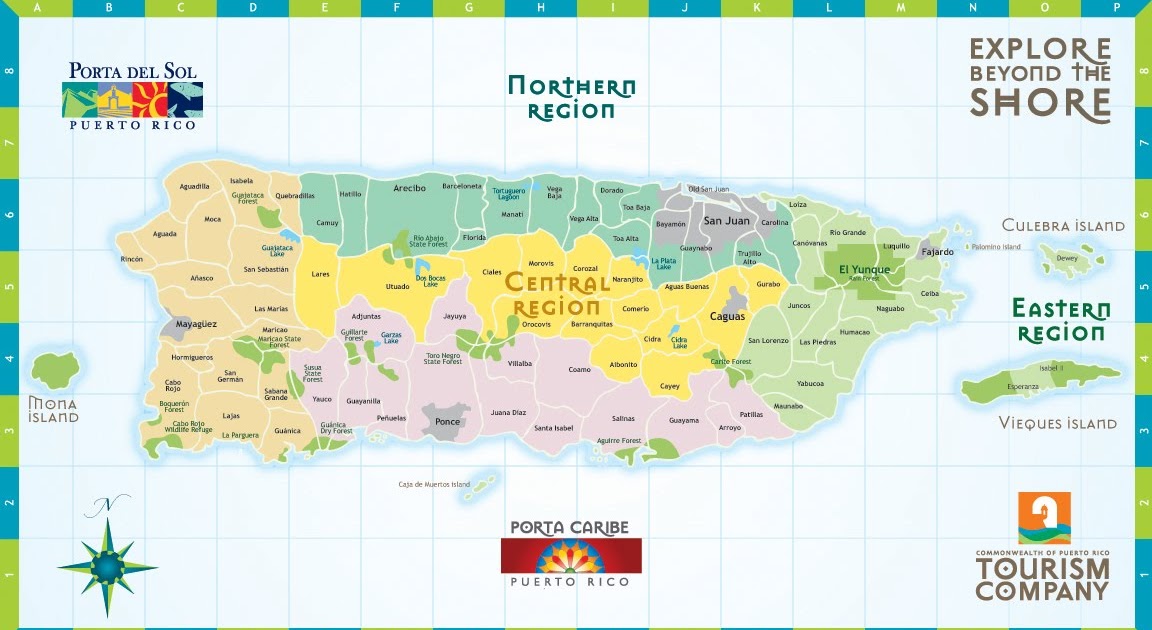 Mapa Municipal De Puerto Rico