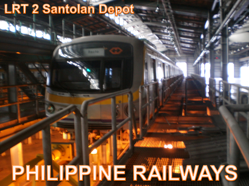 .: LRT 2 Santolan Depot