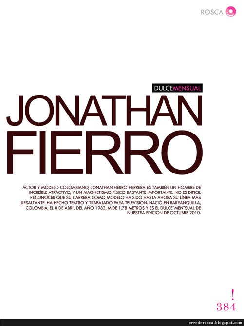 DulceMENsual: Jonathan Fierro | ROSCA!