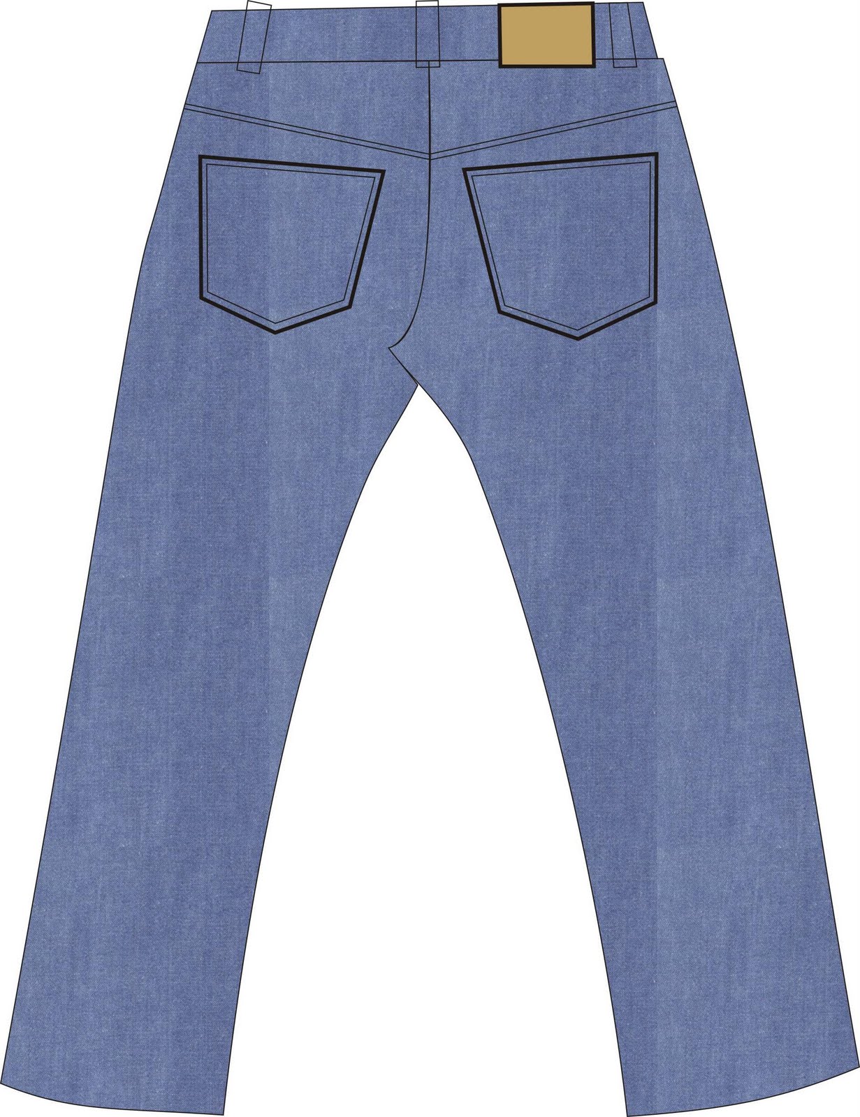 L U P E: PANTALON CLASICO JEAN GEOMETRAL